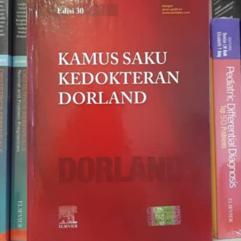 Jual BUKU KAMUS SAKU KEDOKTERAN DORLAND EDISI 30 TERBARU | Shopee Indonesia
