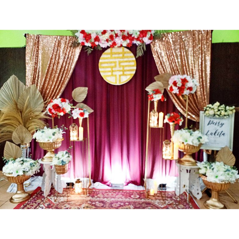 Jual DP Sangjit Backdrop ( Sewa ) | Shopee Indonesia