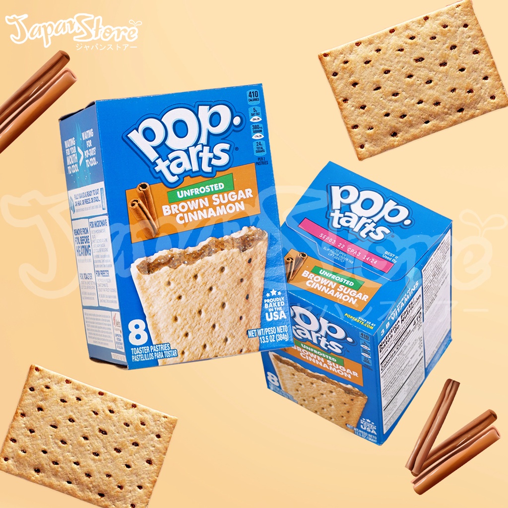 Jual Kellogg Pop Tart Toaster Pastry Unfrosted Brown Sugar Cinnamon ...