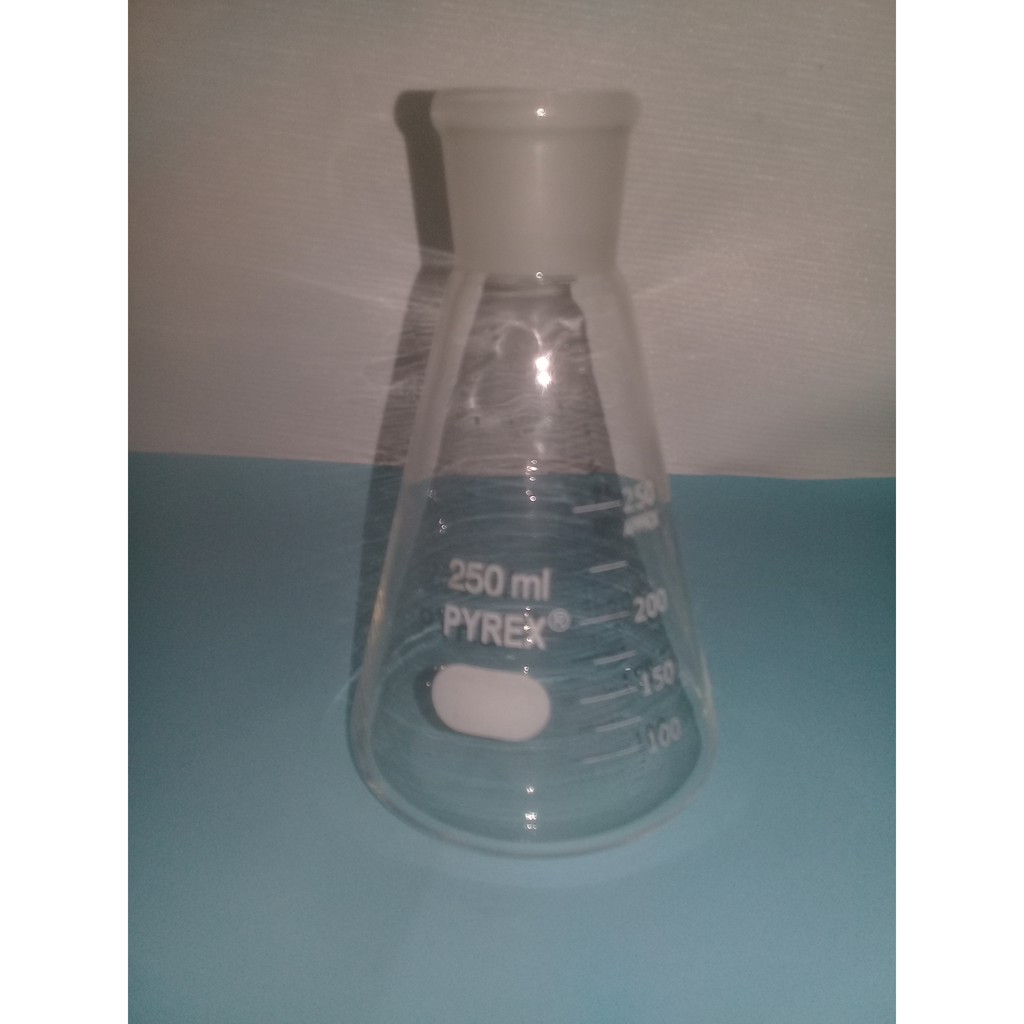 Jual Erlenmeyer Asah Pyrex 250 ml (tanpa tutup) | Shopee Indonesia