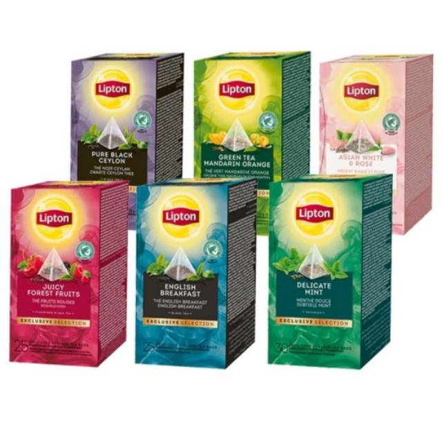 Jual Lipton Exclusive Selection Tea Bag Mint Green Tea White Rose ...