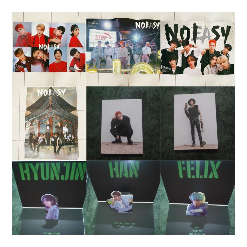 Jual Official Poster Mini Photobook Standee Photocard Stray Kids Noeasy ...