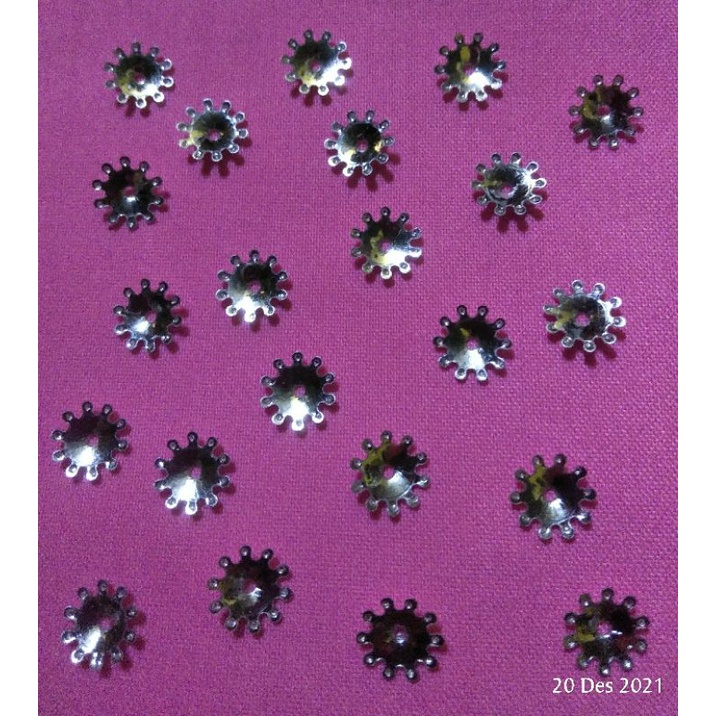 Jual Payet Bunga Ramborci Bunga Mote Manik Bunga Payet Silver Payet ...