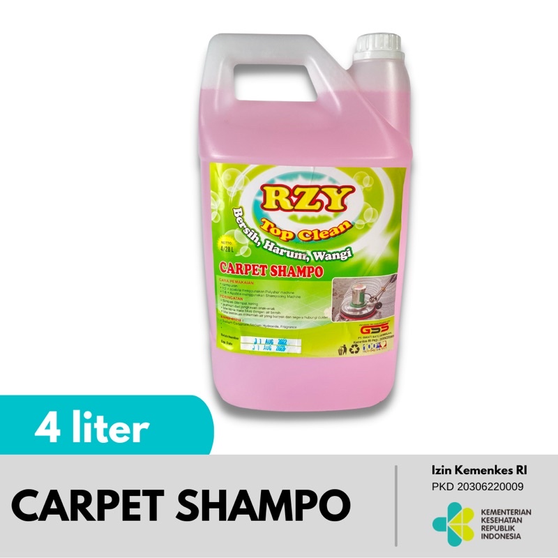 Jual CARPET SHAMPO / Cairan Pembersih Karpet 4Liter | Shopee Indonesia
