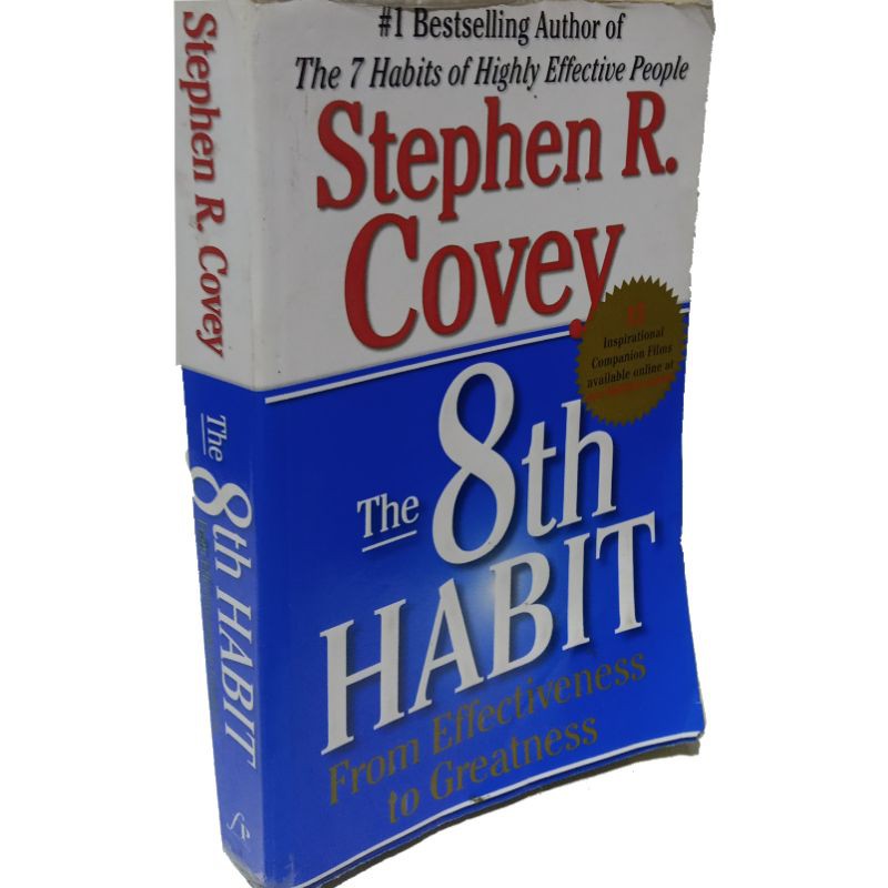 Jual Buku The 8 th Habit Original english version by Stephen R Covey ...