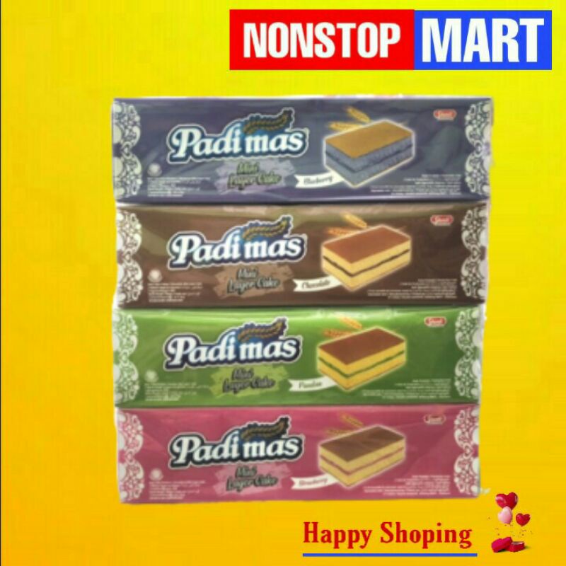 Jual PADIMAS mini layer cake 1 pack isi 24 pcs 10gr | Shopee Indonesia