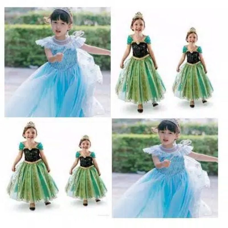 Jual BAJU ELSA FROZEN / KOSTUM ELSA FROZEN /BAJU ANAK PEREMPUAN /DRESS ...
