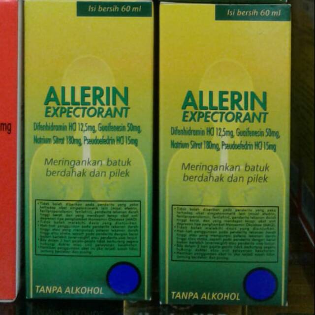 Jual Allerin obat batuk 60ml | Shopee Indonesia