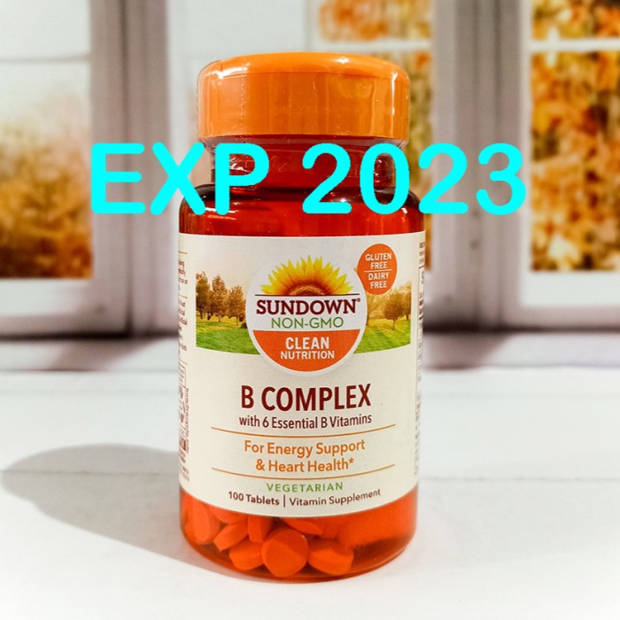 Jual Sundown Naturals Vitamin B-Complex isi 100 Tablets B Compleks ...