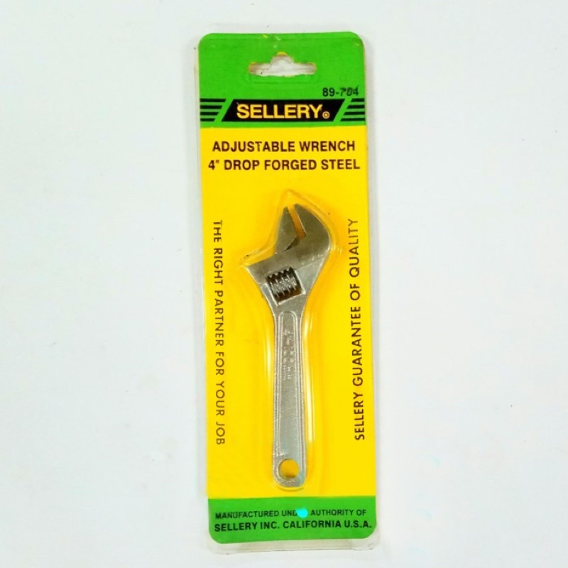 Jual Kunci Inggris 4 Inch 4” Adjustable Wrench 4” 4 Inch 100mm Sellery ...