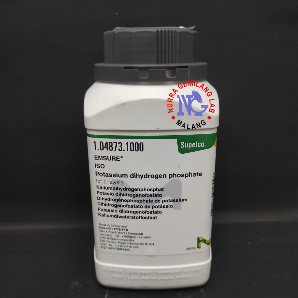 Jual Potassium dihydrogen phosphate KH2PO4 MERCK 1.04873.1000 Ecer 10 ...