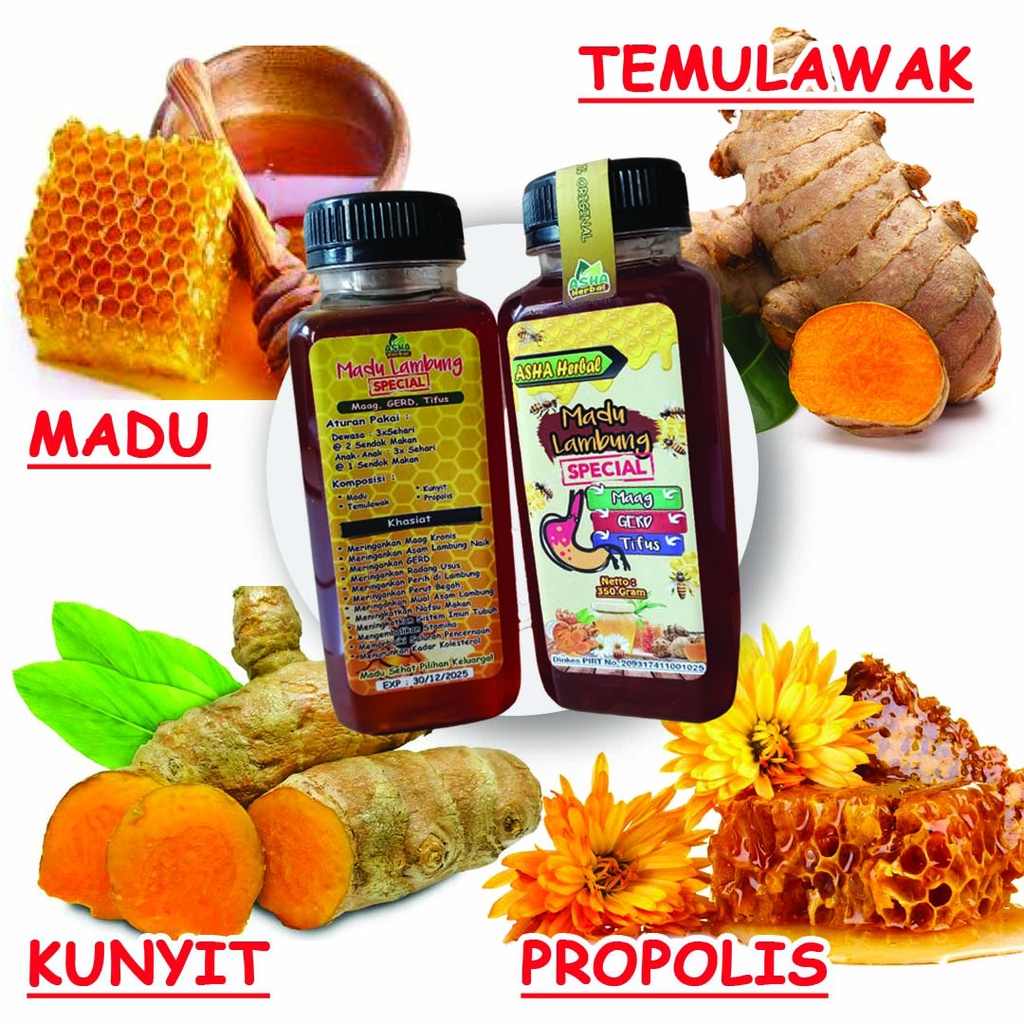 Jual MADU LAMBUNG OBAT ASAM LAMBUNG SPECIAL TYPUS GERD MAAG AKUT ...