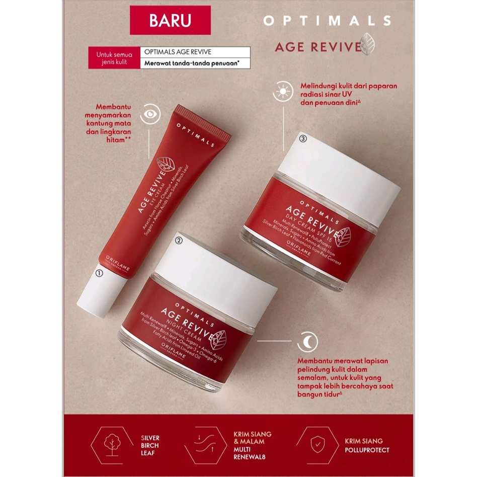 Jual Optimals Age Revive - 50 ml (Day/ Night Cream) | Shopee Indonesia