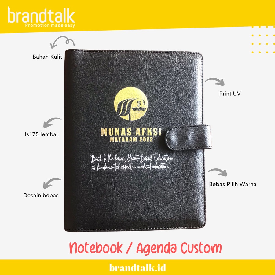 Jual Custom Binder Notebook / Souvenir Agenda Binder / Agenda Kulit ...