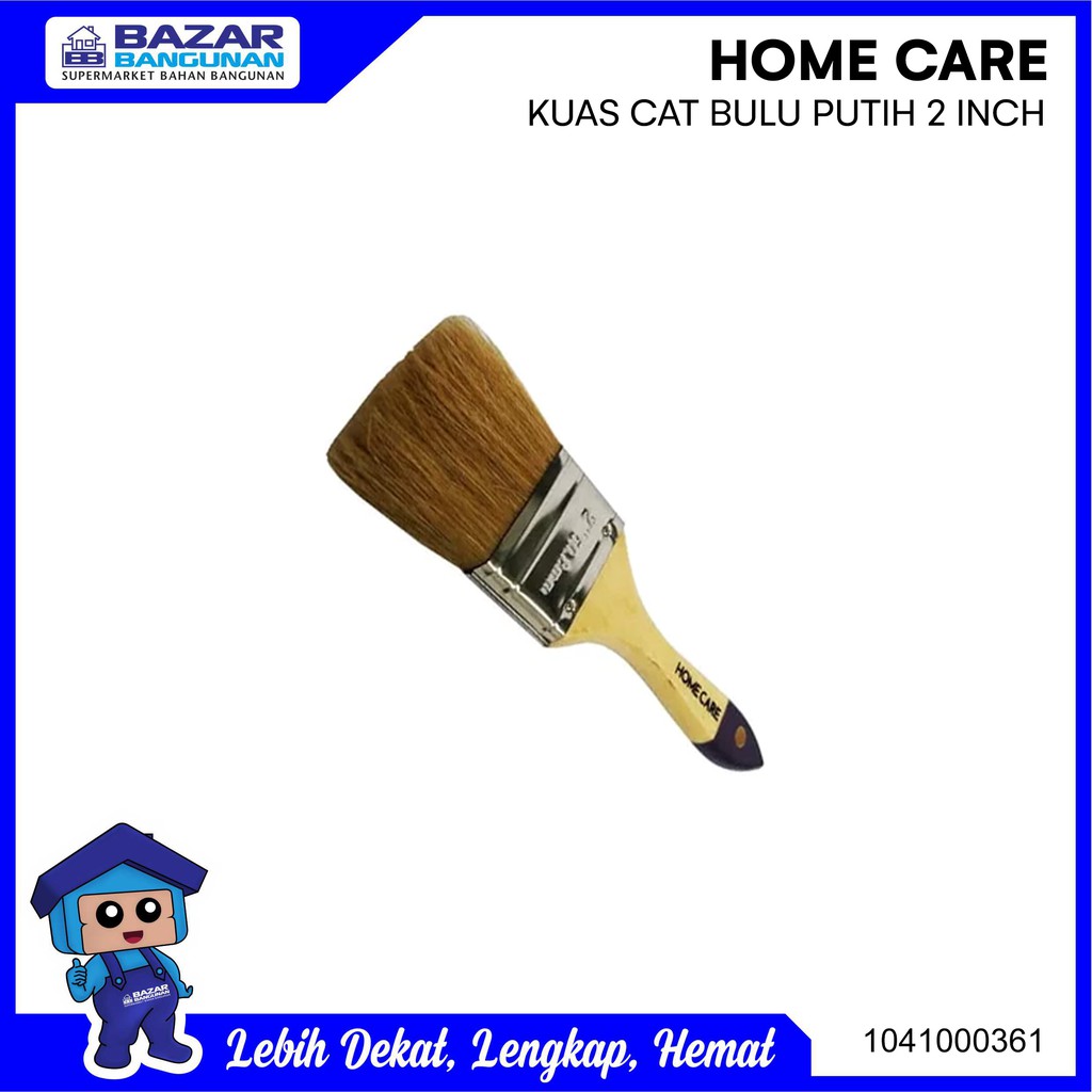 Jual Home Care - Kuas Cat Minyak Tembok Paint Brush 2 Inch Inci In Bulu ...