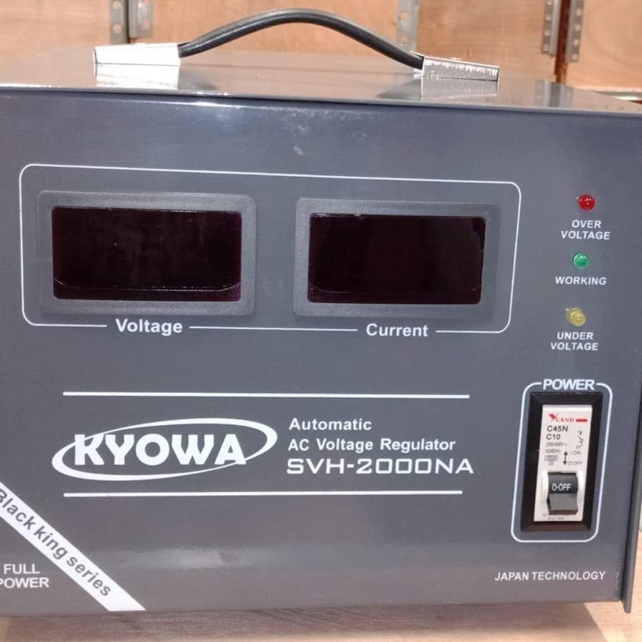 Jual Stabilizer Japan Kyowa 2000W SVH-2000NA 2000 watt 2KWH Digital ...
