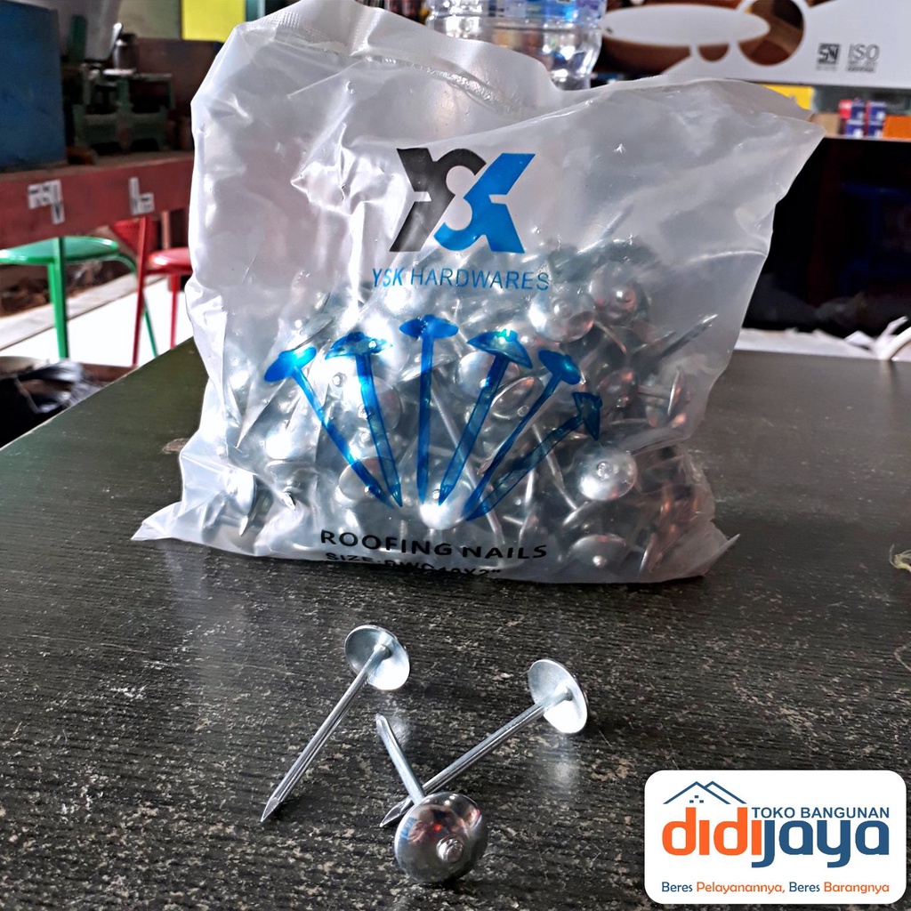 Jual Paku Payung - Paku Seng - Paku Asbes Atap - Harga Per Kg Bahan ...