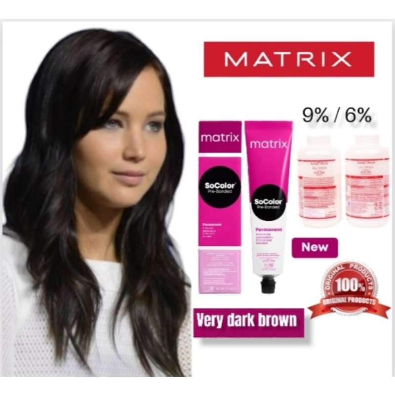 Jual Matrix Socolor 3.0 / 3NN Very Dark Brown Pewarna Rambut | Shopee ...