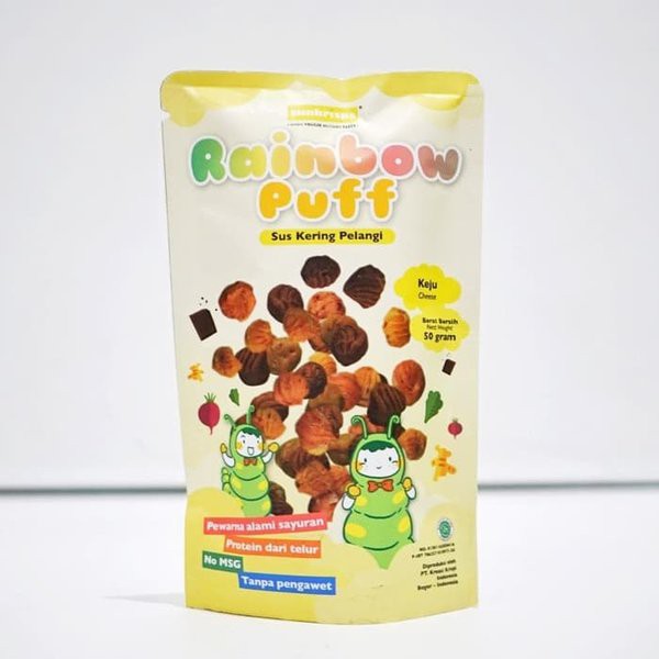Jual Sunkrisps Rainbow puff 50gr / Soes anak / Snack bayi / snack anak ...