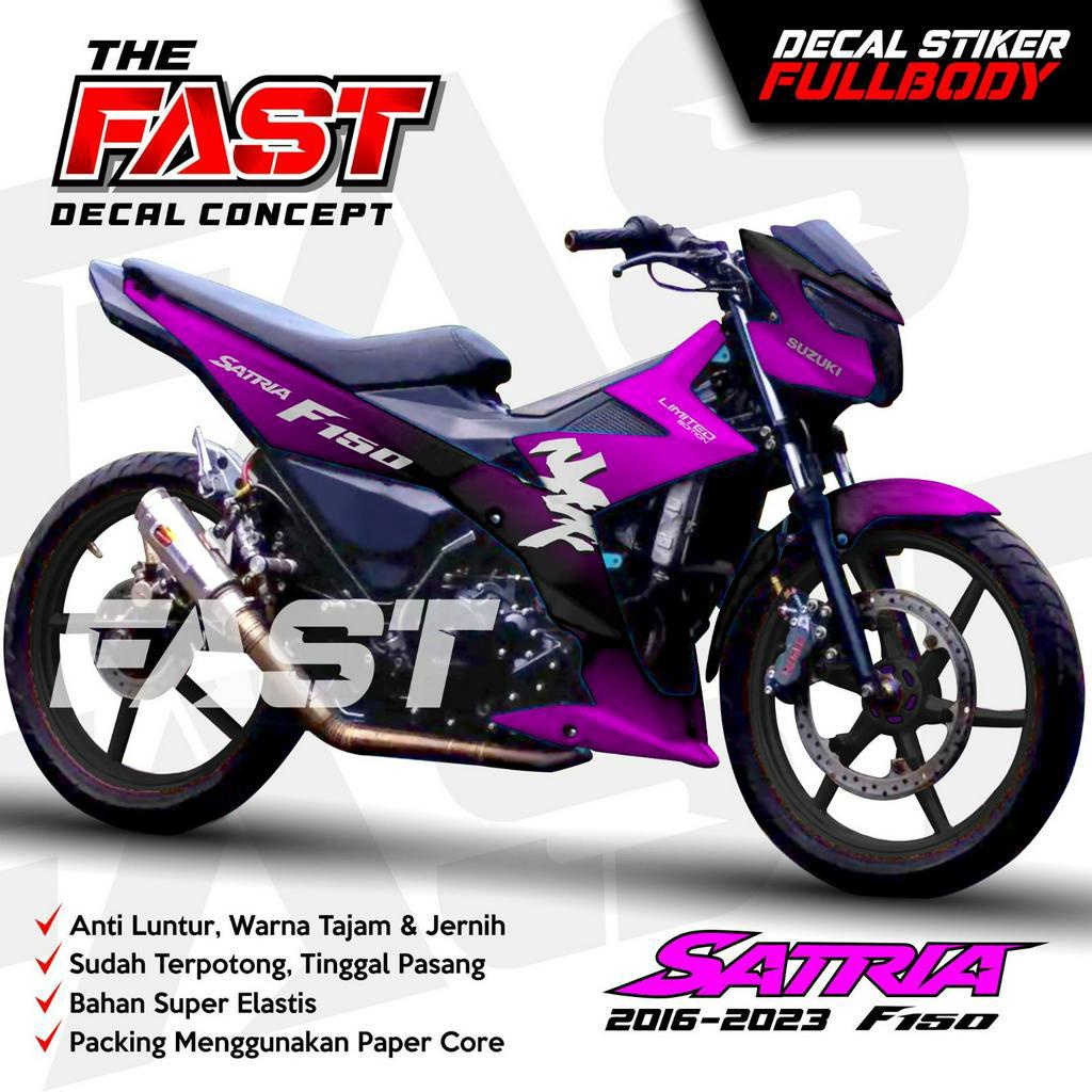 Jual TERBARU Decal Satria FU 150 Stiker Variasi Motor Satria F150 Full ...