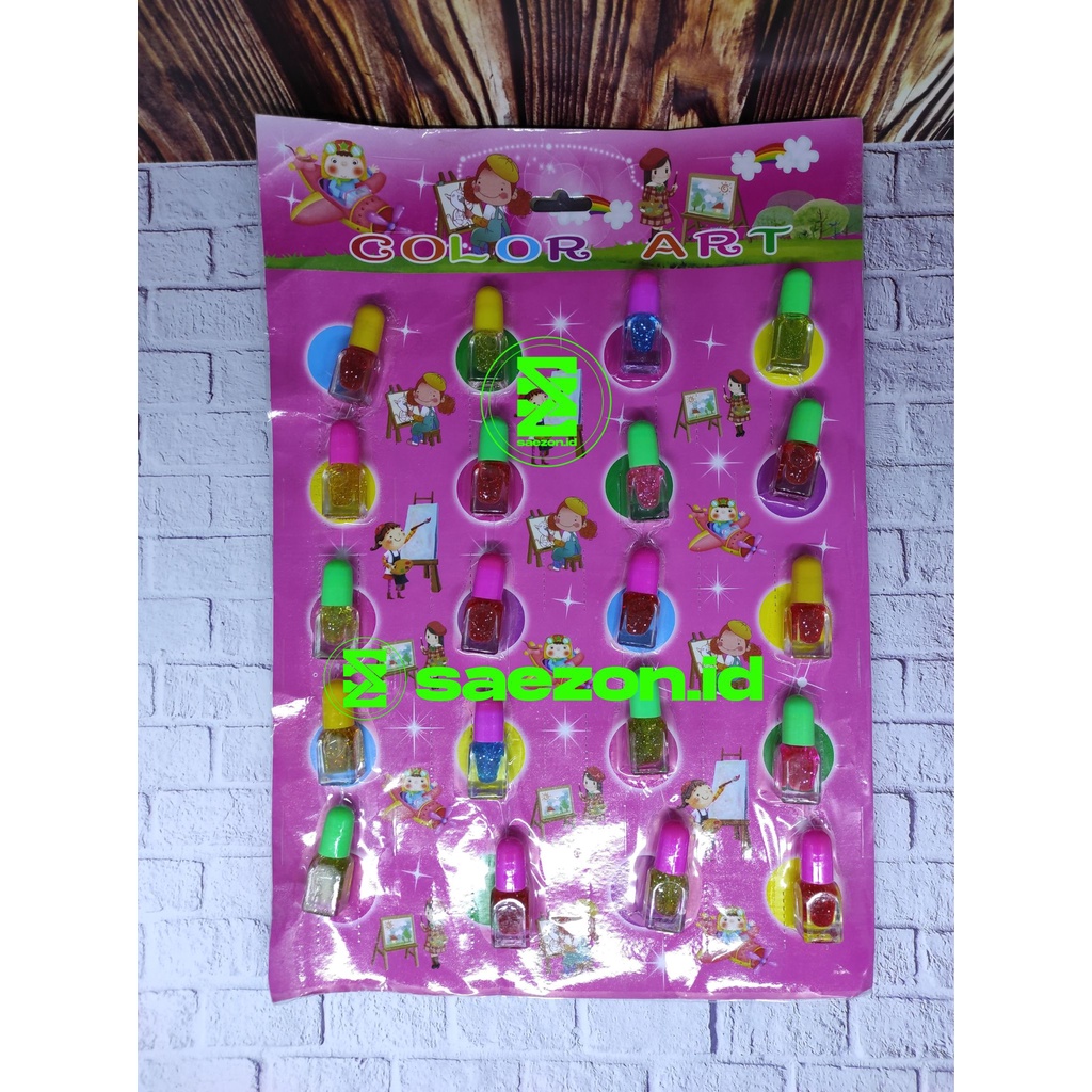 Jual MAINAN KUTEK ANAK MINI WARNA WARNI SATUAN / CAT KUKU ANAK / KUTEK ...