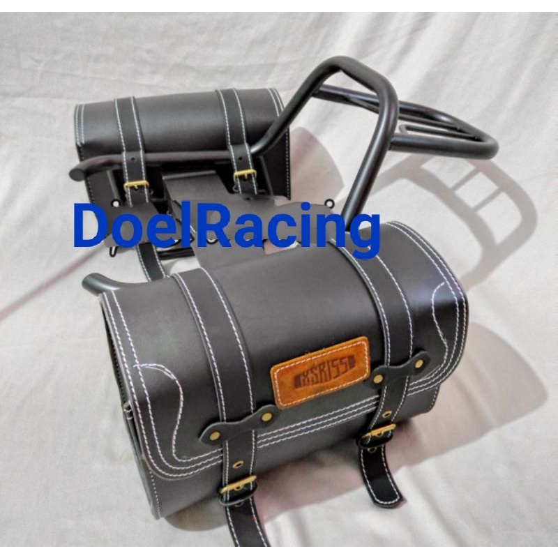 Jual back rack xsr 155 plus tas side bag xsr 155 kanan kiri | Shopee ...