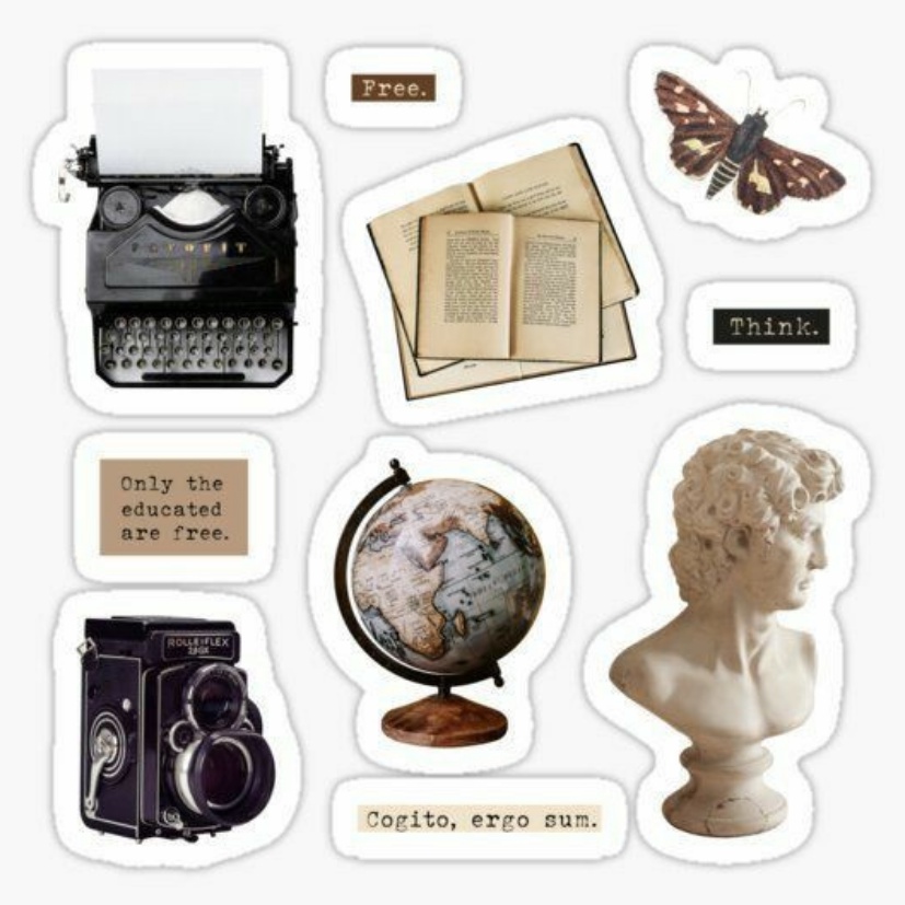 Jual Sticker Aesthetic / Stiker Estetik 7x7 cm / Stiker Murah / Stiker ...