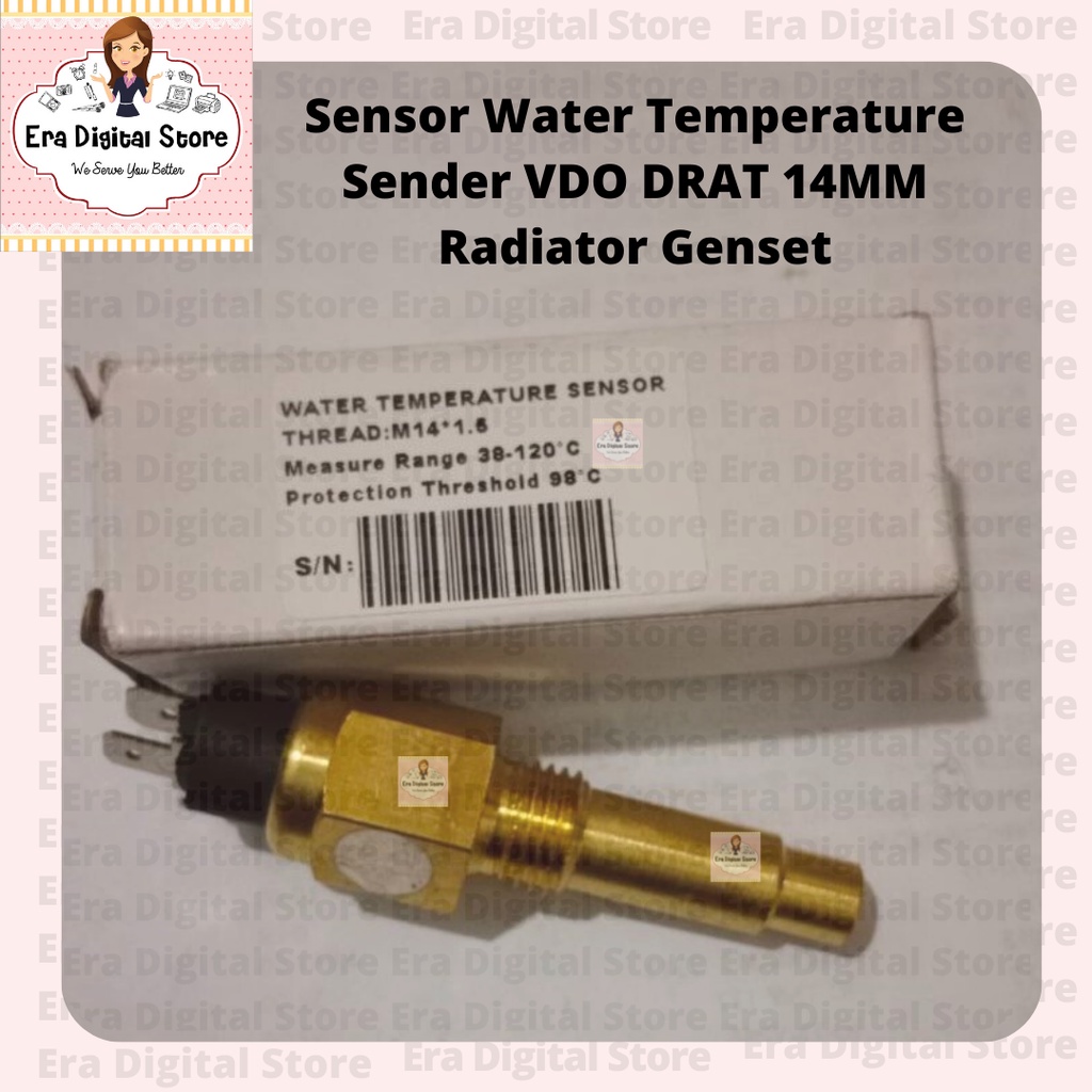 Jual Sensor Water Temperature Sender VDO DRAT 14mm Radiator Genset ...