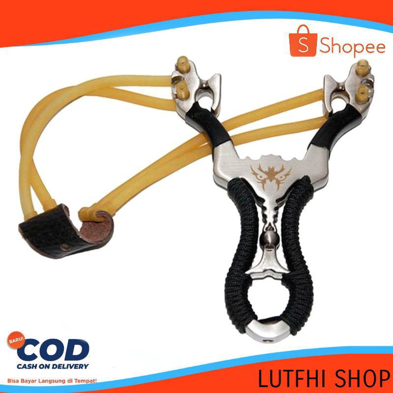 Jual [COD] Ketapel Stainless Steel katapel tactical Berburu aluminium ...