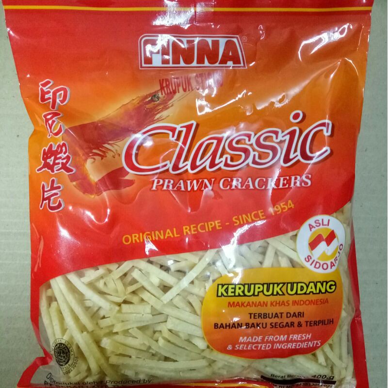 Jual Finna Classic Prawn Stick Crackers Kerupuk Udang Krupuk Stik ...