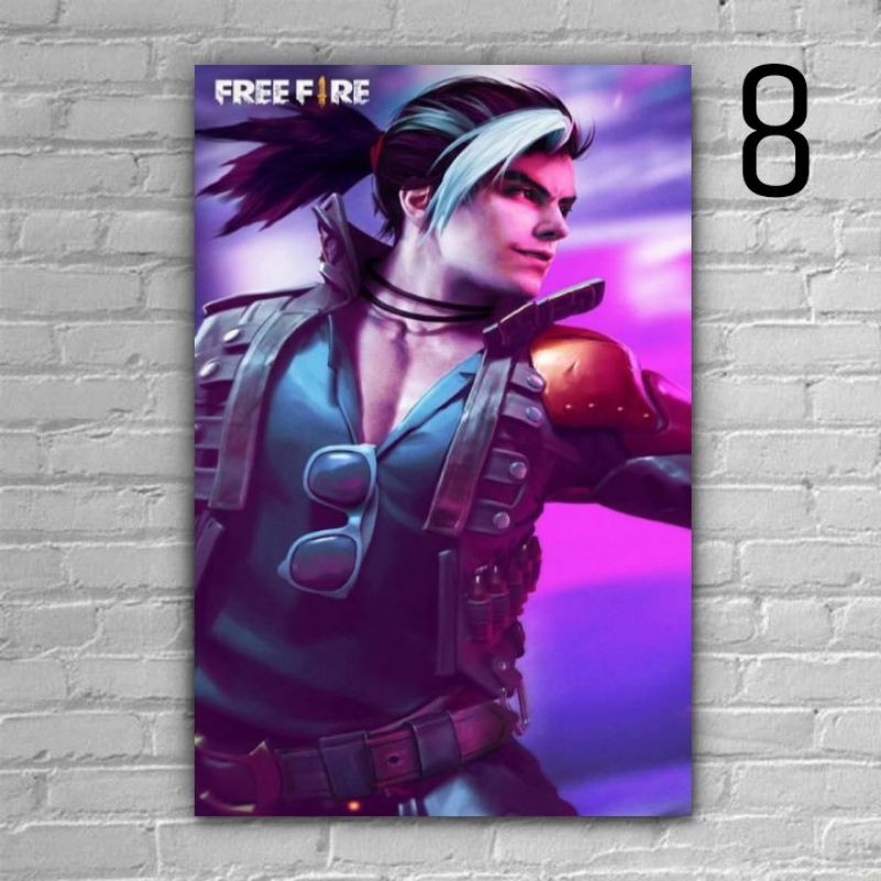 Jual POSTER DINDING FREE FIRE 1-20/TANPA BINGKAI. | Shopee Indonesia