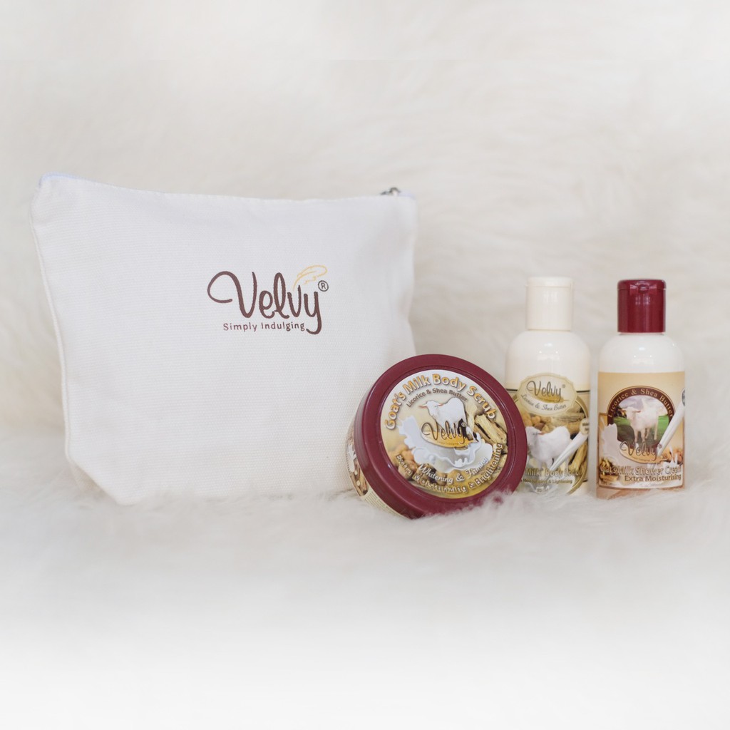 Jual Velvy Beauty Kit GOAT'S MILK SERIES | Shopee Indonesia