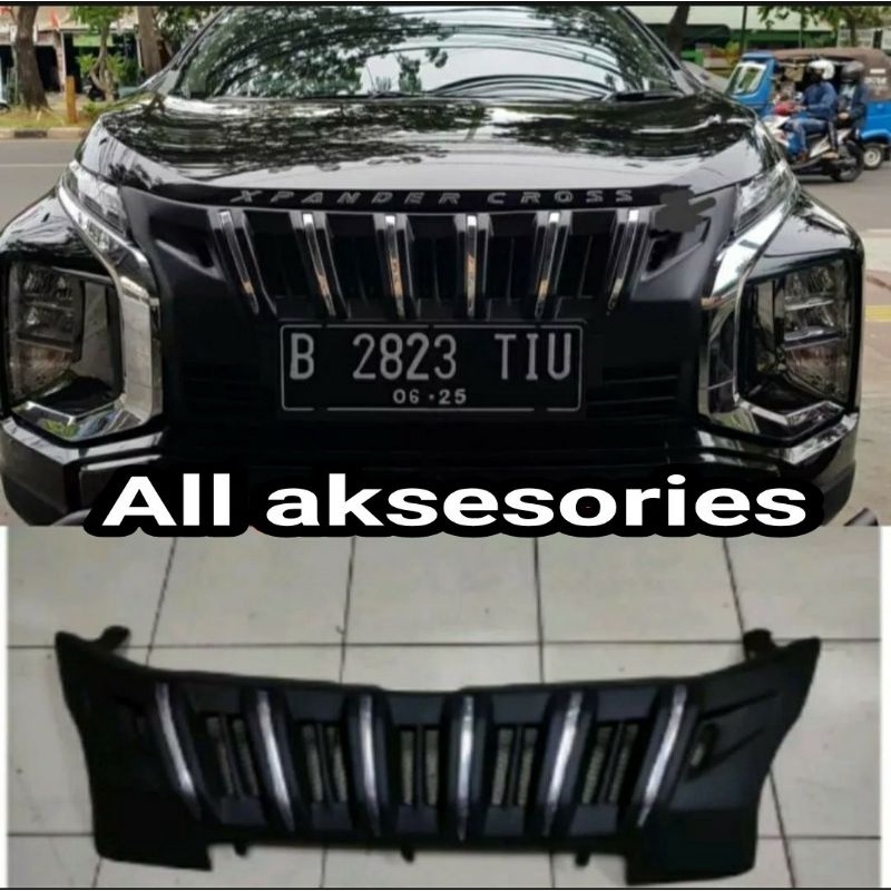 Jual Grill Xpander Cross Apollo Lis Crom | Shopee Indonesia