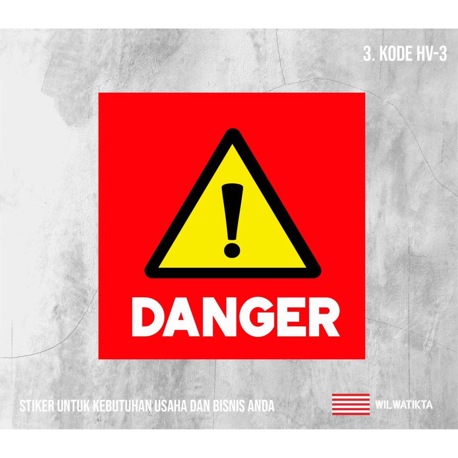 Jual Sticker Safety Sign High Voltage & Gas Mudah Terbakar | Shopee ...