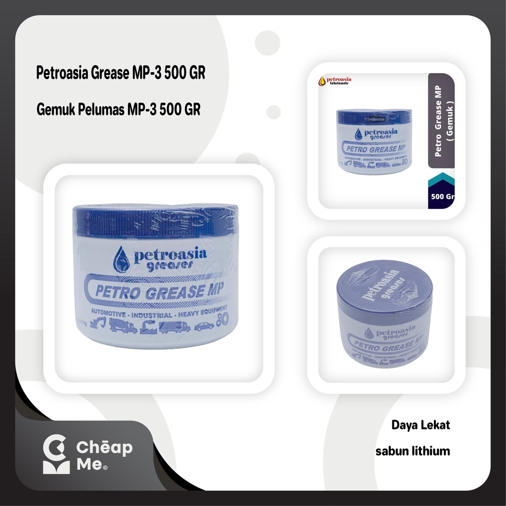 Jual Petroasia Grease MP-3 500GR Suspensi Pelor Sepeda SNI / Gemuk Sepeda motor anti karat ...