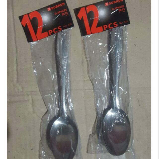Jual sendok makan 12 pcs(1 lusin) | Shopee Indonesia