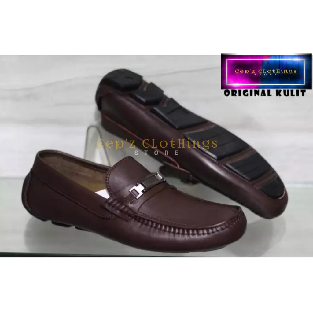 Jual COD - SEPATU PANSUS PANTOPEL PRIA 100%KULIT ASLI / MOCCASIN / SOL ...