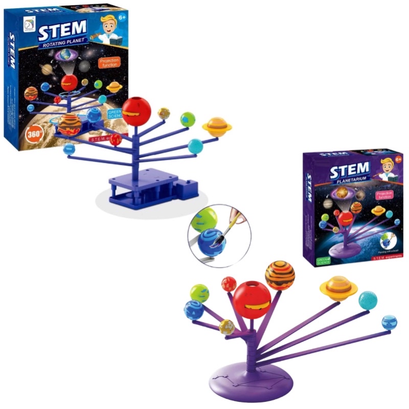 Jual stem science project solar system dynamic planetarium rotating ...