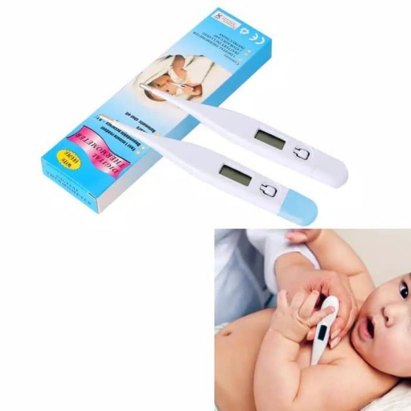 Jual Thermometer Digital Alat Pengukur Suhu Badan Tubuh Bayi Baby Anak ...
