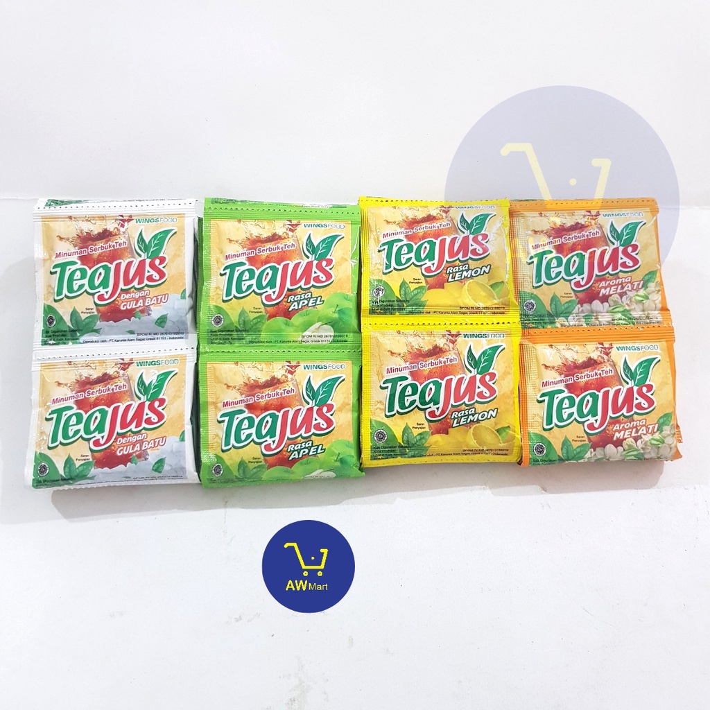 Jual TEA JUS RENCENG (7 GRAM X 10'S) - GULA BATU/APEL/MELATI/LEMON ...