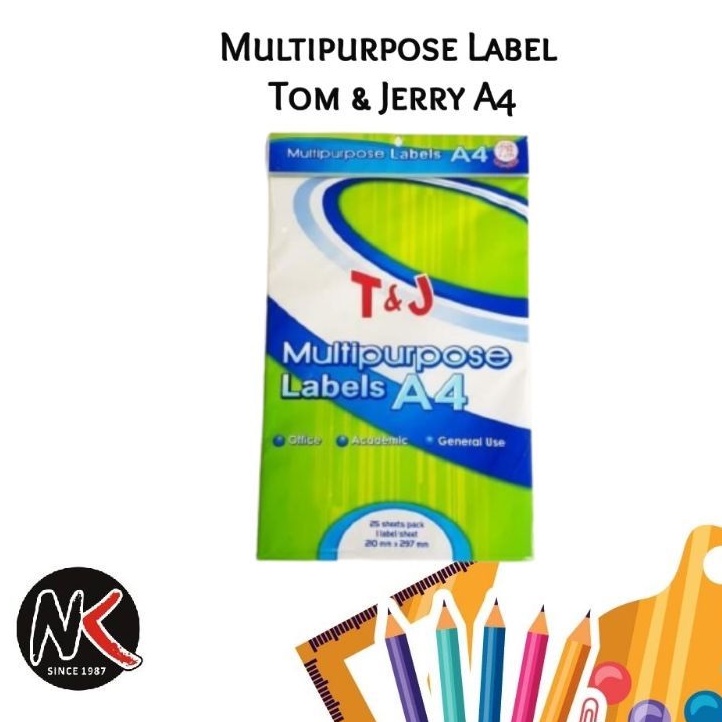 Jual Label Stiker A4 Tom & Jerry Sticker A4 Multipurpose | Shopee Indonesia