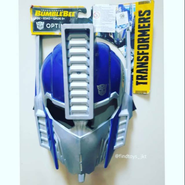 Jual Topeng robot Transformers Optimus Prime original Hasbro | Shopee ...