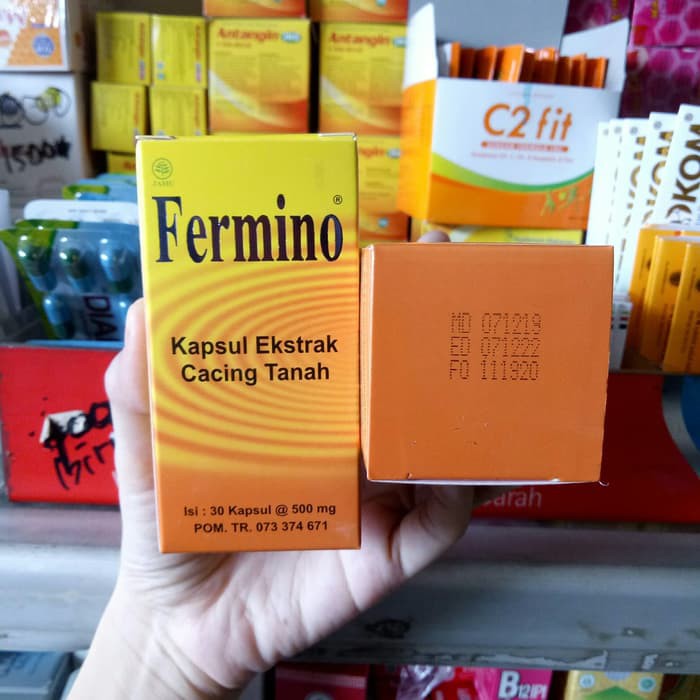 Jual fermino kapsul ekstrak cacing tanah 30 kapsul | Shopee Indonesia
