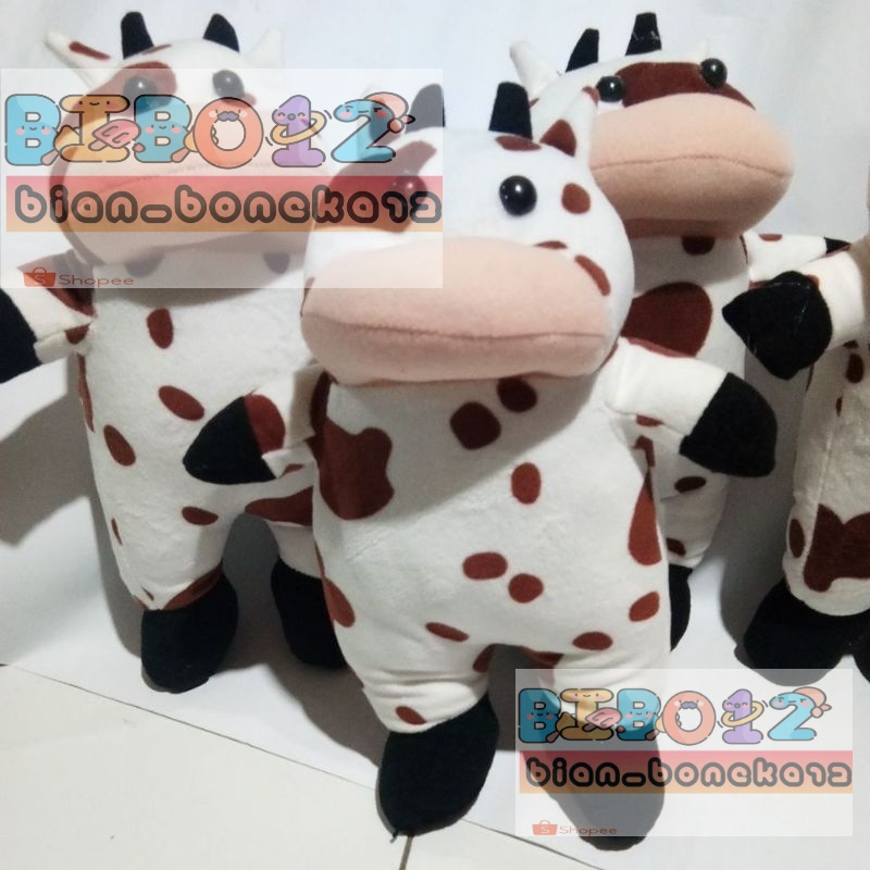 Jual BONEKA SAPI MOTIF BERDIRI (TINGGI 30 CM ) | Shopee Indonesia