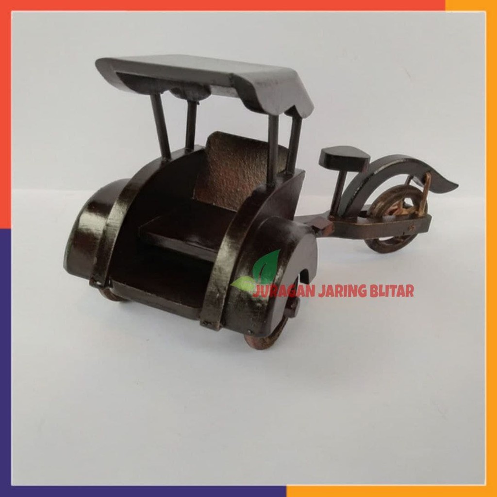 Jual Miniatur Becak Kayu 20x10x12 cm | Shopee Indonesia
