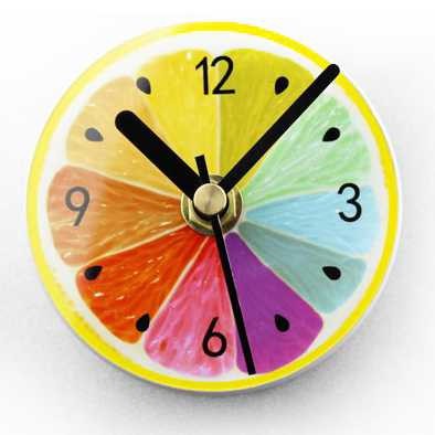 Jual Jam Dinding Magnet Bulat Quartz Creative Design Model Modern - BC ...