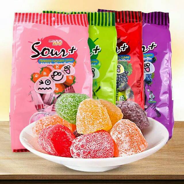 Jual Lot 100 Sour Plus Gummy 100 gr | Shopee Indonesia