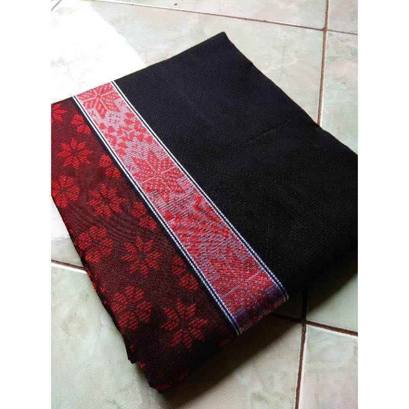 Jual Tenun Songket Baron Hitam | Tenun Songket Hitam | Kain Songket ...