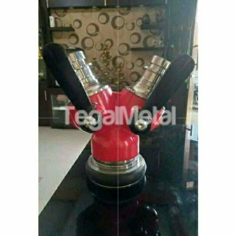 Jual Y Connection Hydrant 2 Gagang Handle Cabang 3 Way Pemadam DAMKAR 2 ...