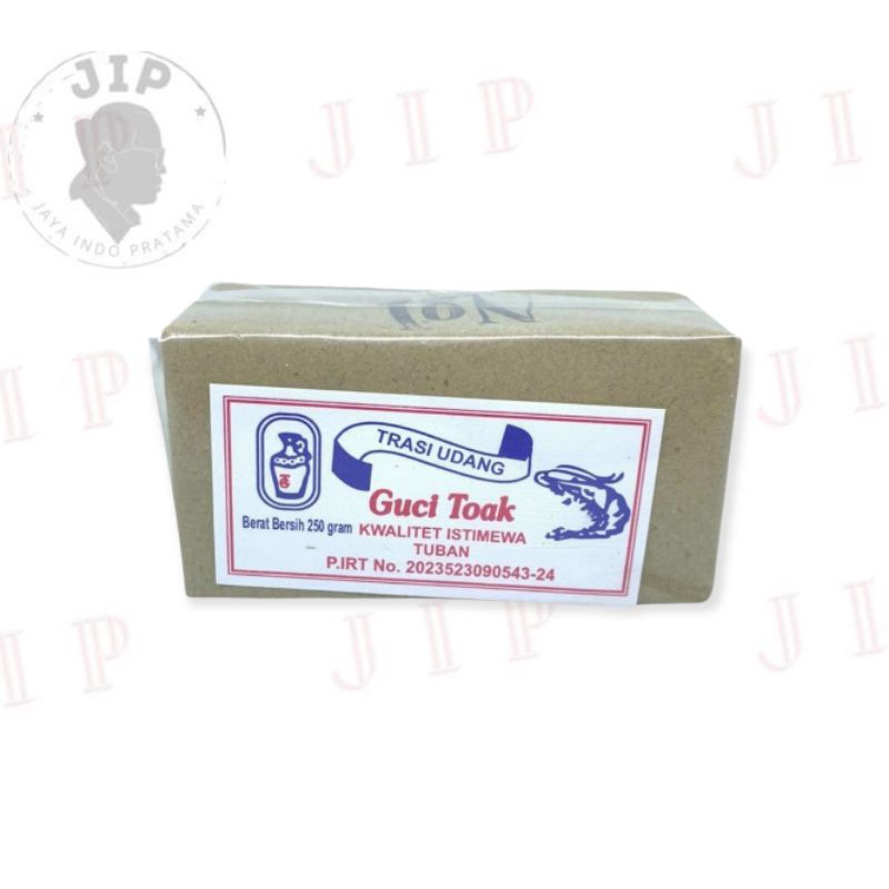 Jual terasi udang cap putih Cap Merah / guci toak asli tuban / trasi ...